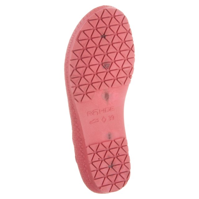 Rohde 2291 Red 2291 43 - Mule Slippers - Humphries Shoes