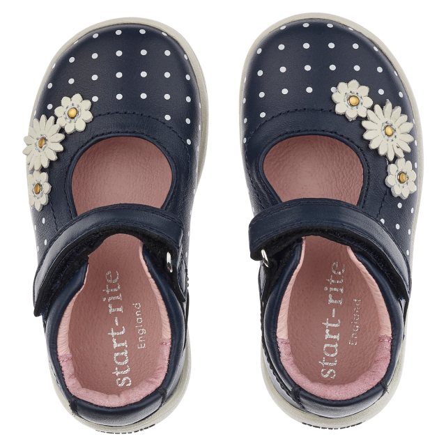 Start-Rite Super Soft Daisy Navy Leather 0396_9 - First Walkers ...