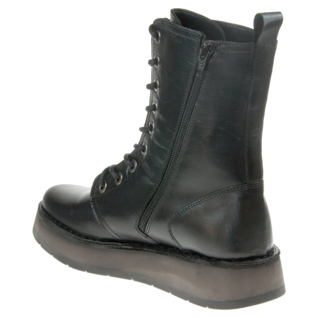 Fly London Rami Black P211043 000 - Calf Boots - Humphries Shoes