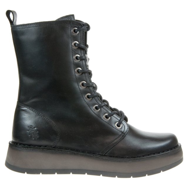 Fly London Rami Black P211043 000 - Calf Boots - Humphries Shoes