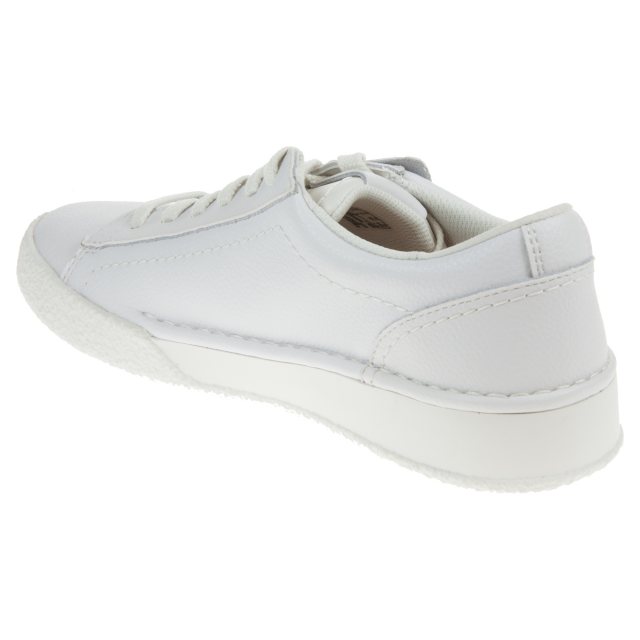 Clarks Craft Cup Walk White Leather 26167544 - Everyday Shoes ...