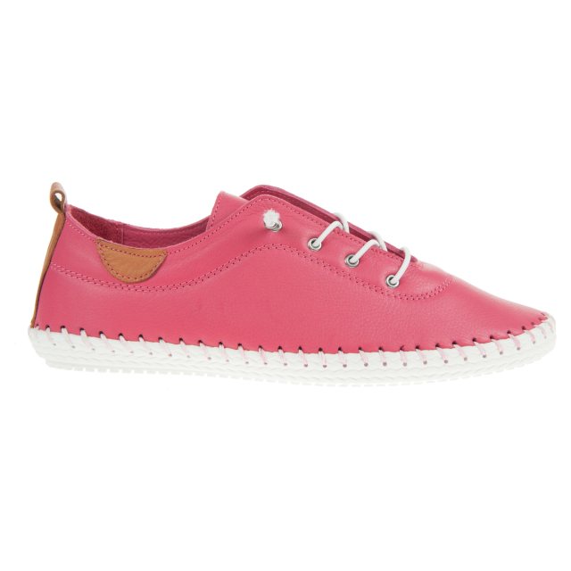 Lunar St Ives Raspberry FLE030 RA - Everyday Shoes - Humphries Shoes