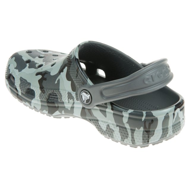 Crocs Kids Classic Clog Black / Grey 207594-097 - Boys Sandals ...