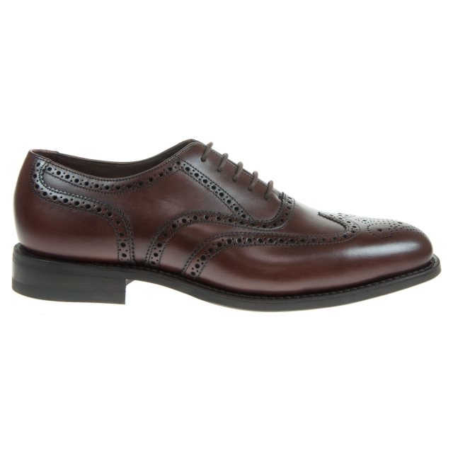 Loake 302 Dark Brown Leather 302CHRG - Formal Shoes - Humphries Shoes