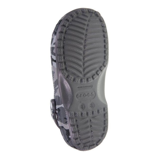 Crocs Printed Camo Clog Slate Grey / Multi 206454-0IE - Casual Shoes ...