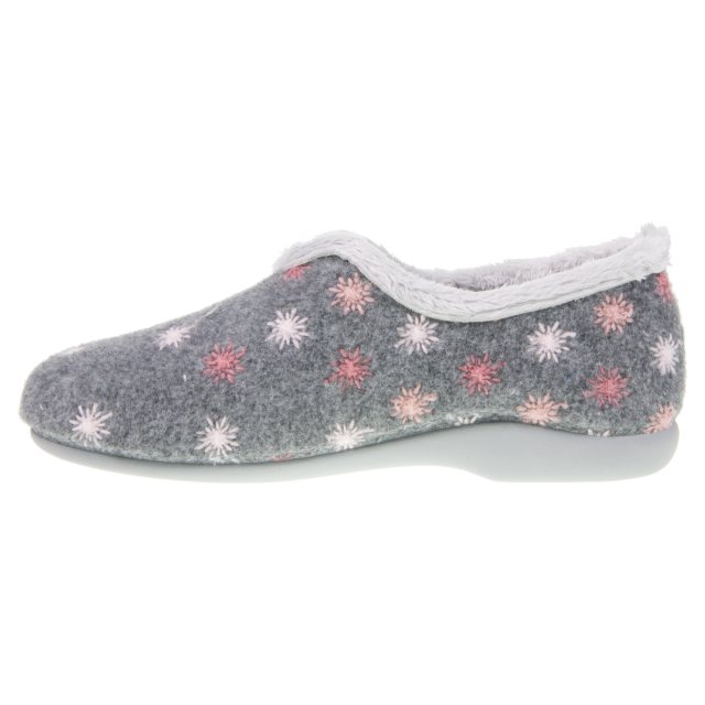 Lunar Sundance Grey KLA201 GR - Full Slippers - Humphries Shoes
