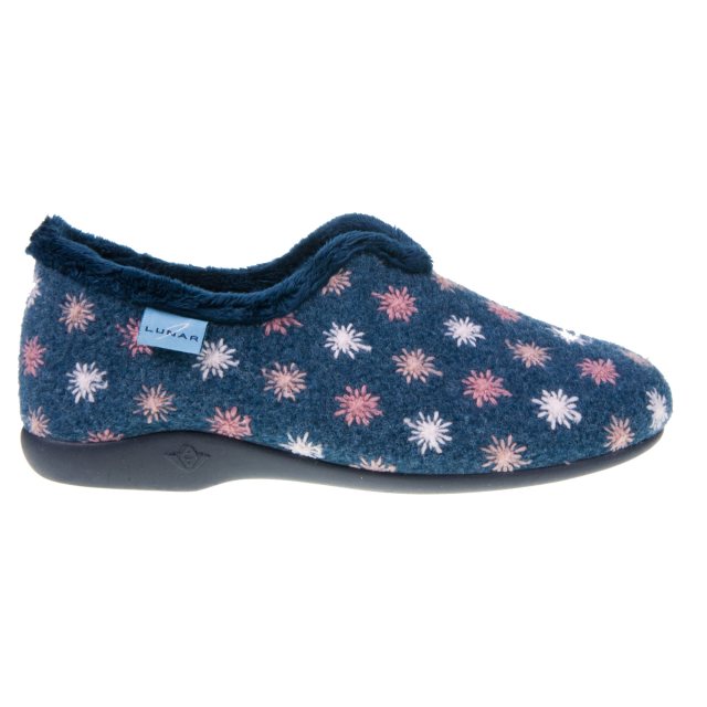 Lunar Sundance Navy KLA201 BL - Full Slippers - Humphries Shoes