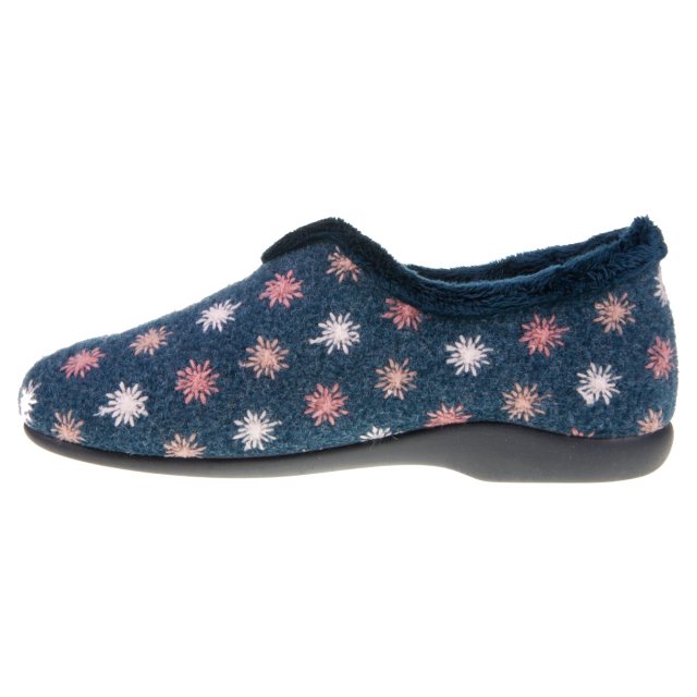 Lunar Sundance Navy KLA201 BL - Full Slippers - Humphries Shoes