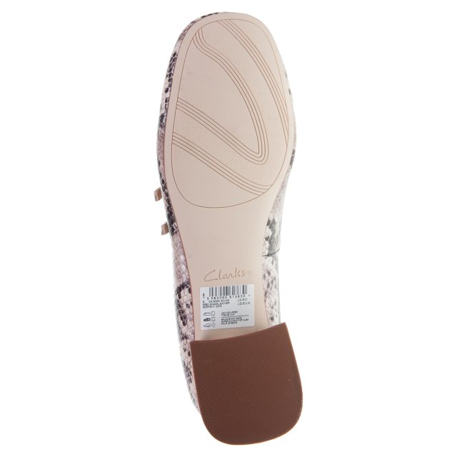 Clarks Daiss30 Shine Grey Snake Leather 26179540 - Everyday Shoes ...