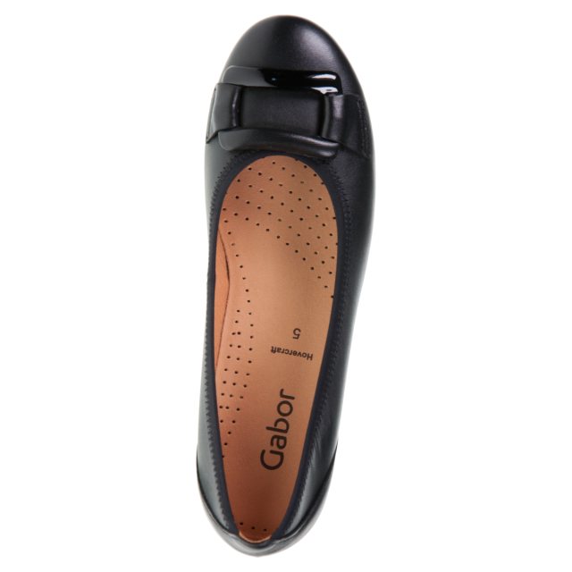 Gabor Raven Black Leather 54.166.27 - Everyday Shoes - Humphries Shoes
