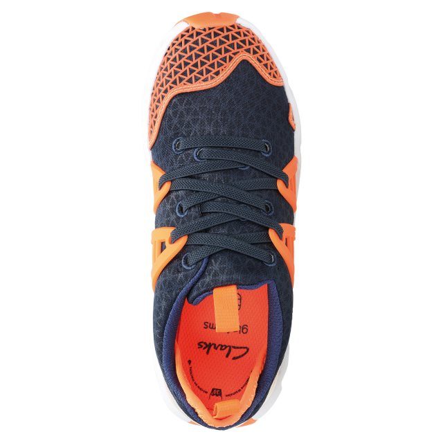 Clarks Luminous Run Infant Navy Combi 26130048 - Boys Trainers ...