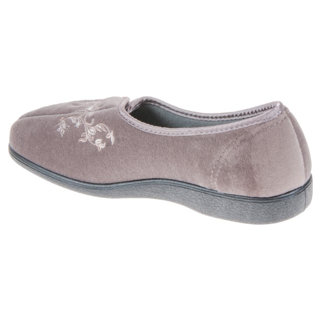 Freestep Fiona Mink fio - Full Slippers - Humphries Shoes