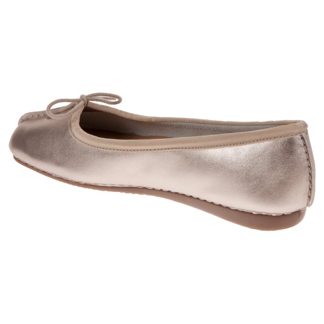 Clarks Freckle Ice Gold Metallic 26132662 - Ballerina Shoes - Humphries ...