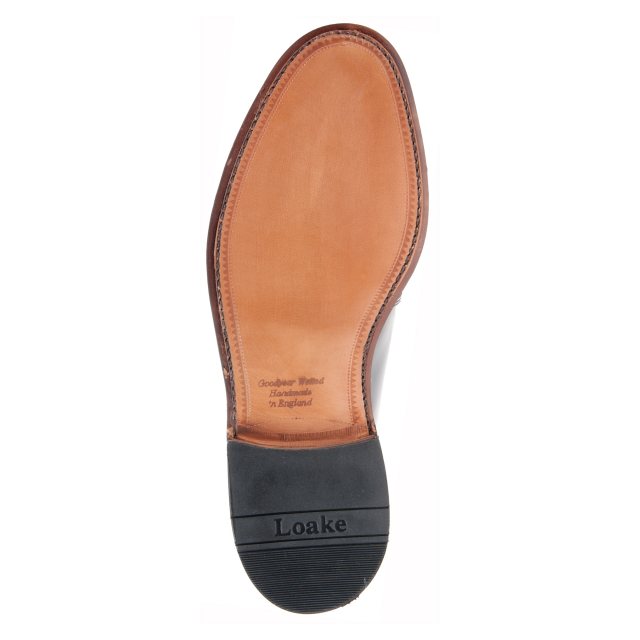 Loake 771 Black Polished Leather 771B - Formal Shoes - Humphries Shoes