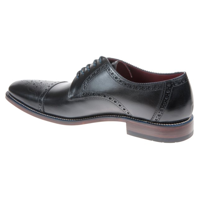 Loake Foley Black Calf Leather - Formal Shoes - Humphries Shoes
