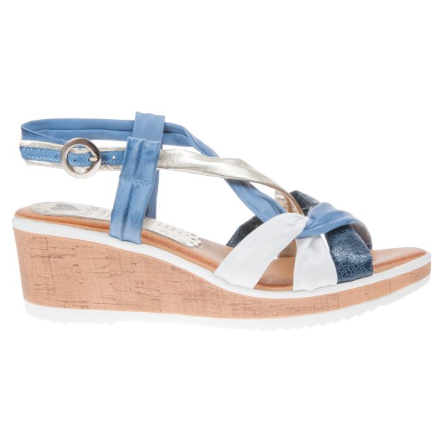 Marila 355 Sec Blue Multi 355 Sec 25 - Full Sandals - Humphries Shoes