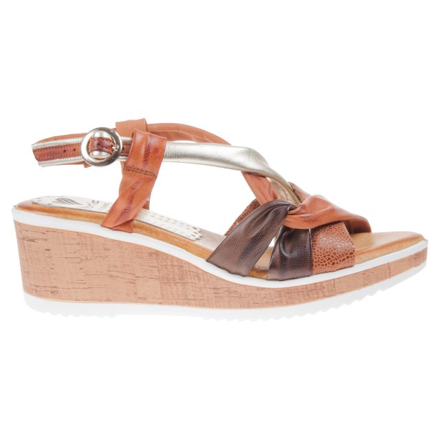 Marila 355 Sec Tan Multi 355 Sec 25 - Full Sandals - Humphries Shoes