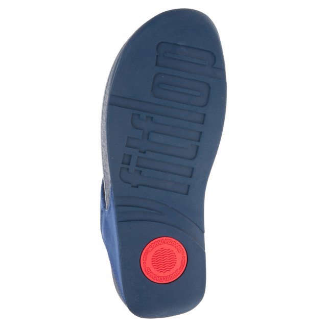 FitFlop Lulu Shimmer Midnight Navy U04 399 - Toe Post Sandals ...