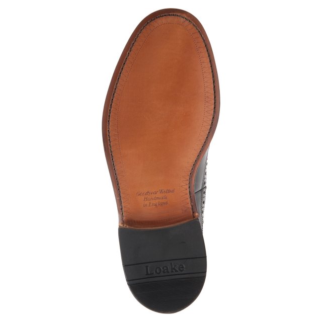 Loake Royal Black Black Polished Leather - Formal Shoes - Humphries Shoes